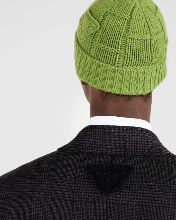 Prada Cashmere Beanie - Ivy Green | Editorialist